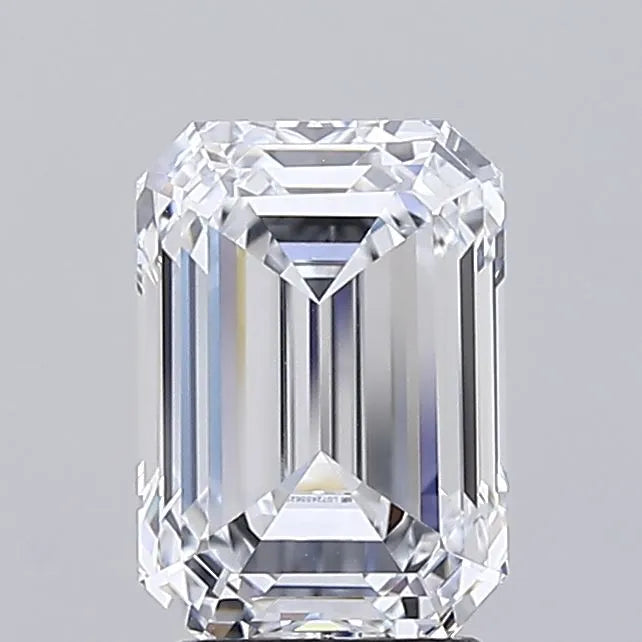 3.02ct Emerald Lab Grown Diamond (Colour D, Clarity IF, IGI Certified ...